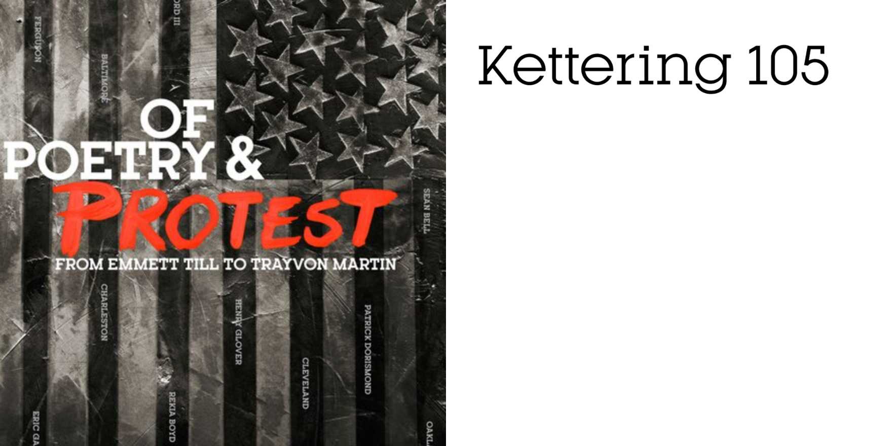 Of Poetry & Protest: From Emmett Till to Trayvon Martin - Fonts In Use