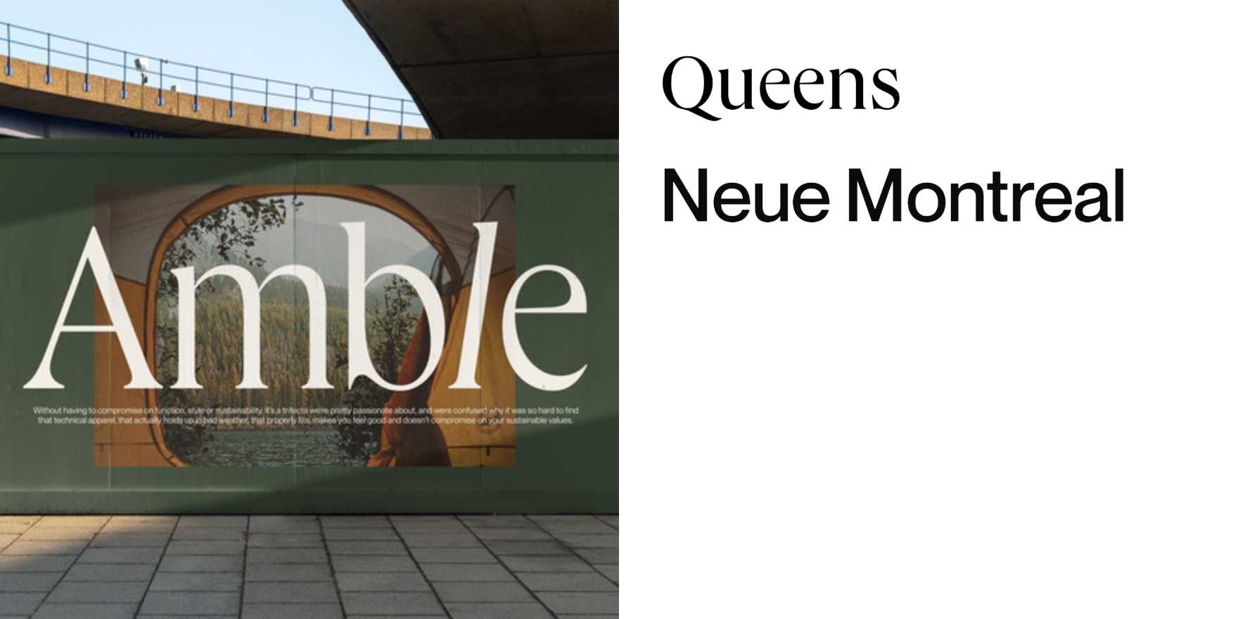 Amble redesign - Fonts In Use