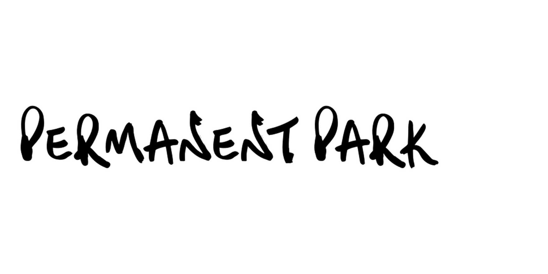 Permanent Park in use - Fonts In Use