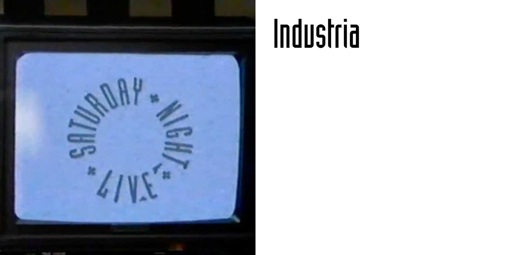 Saturday Night Live TV logo (1988–1995) - Fonts In Use