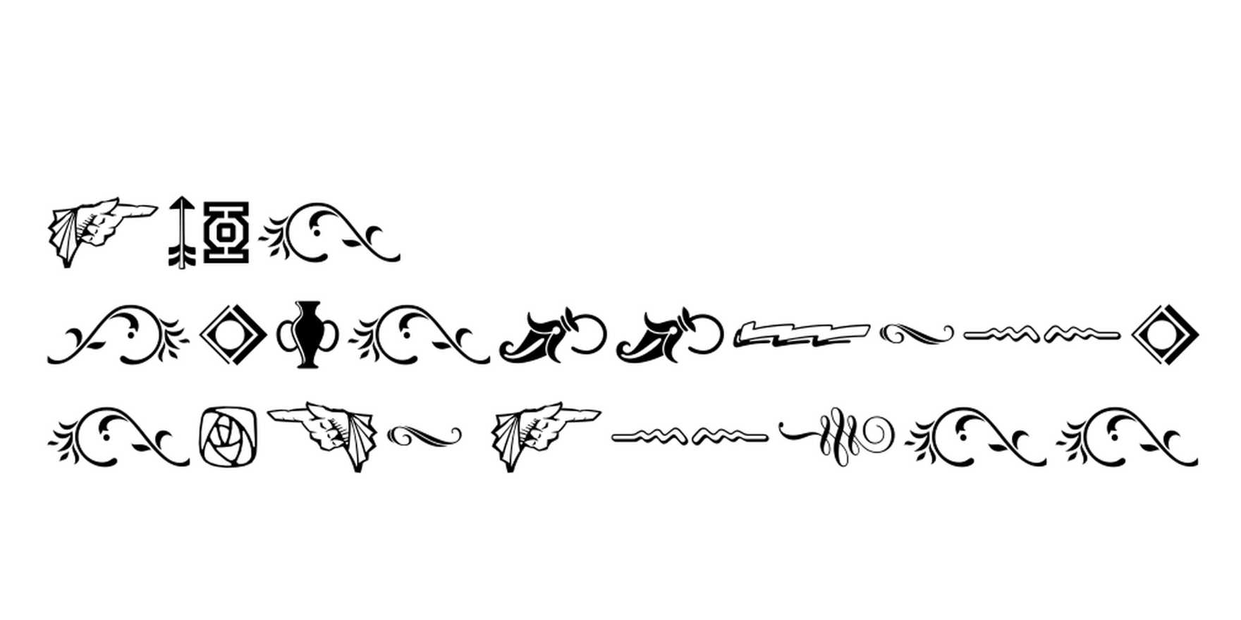 Type Embellishments Three in use - Fonts In Use