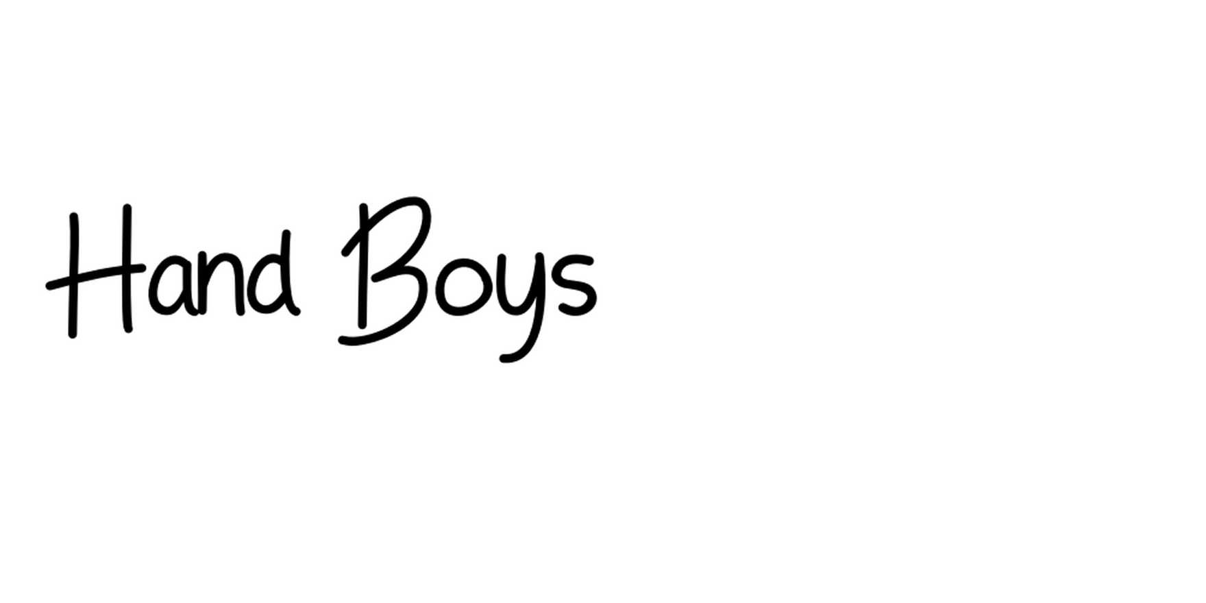 Hand Boys in use - Fonts In Use