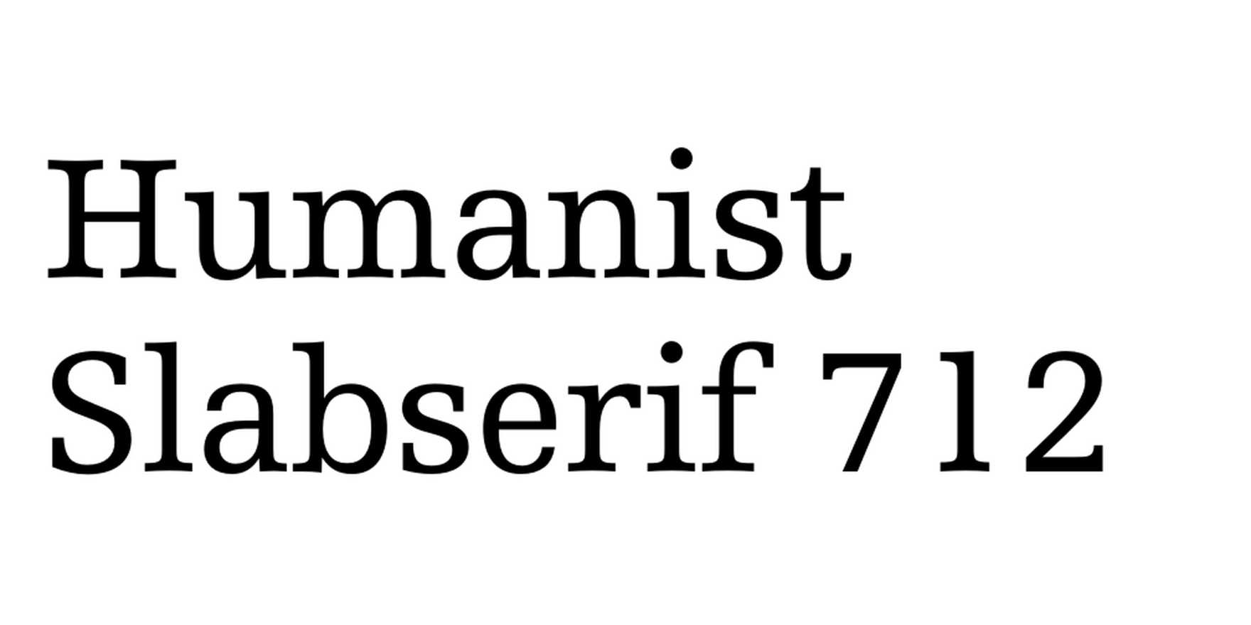 humanist type