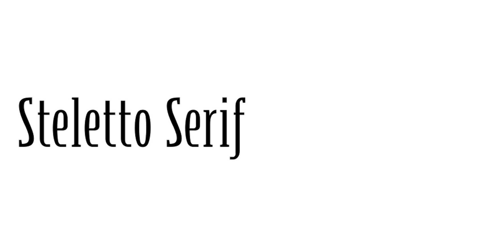 Steletto Serif in use - Fonts In Use