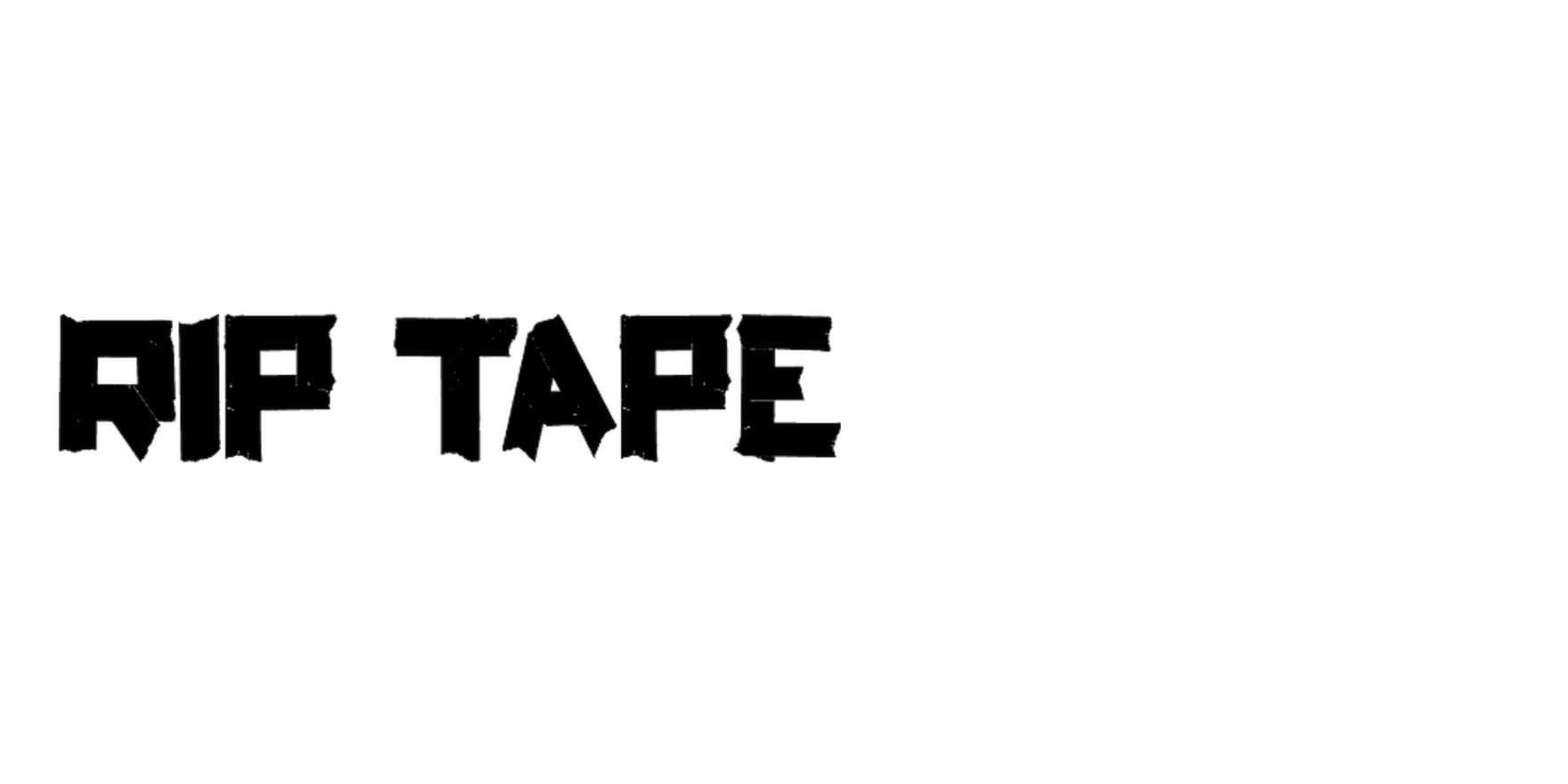 Rip TAPE in use - Fonts In Use