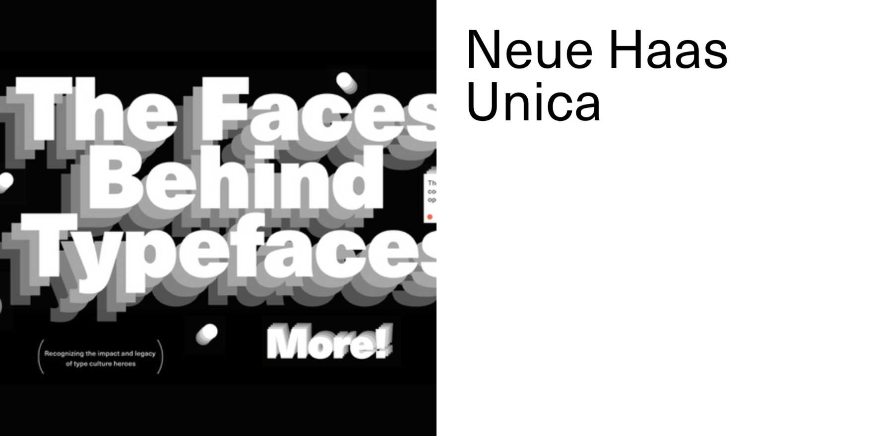 The Faces Behind Typefaces - Fonts In Use