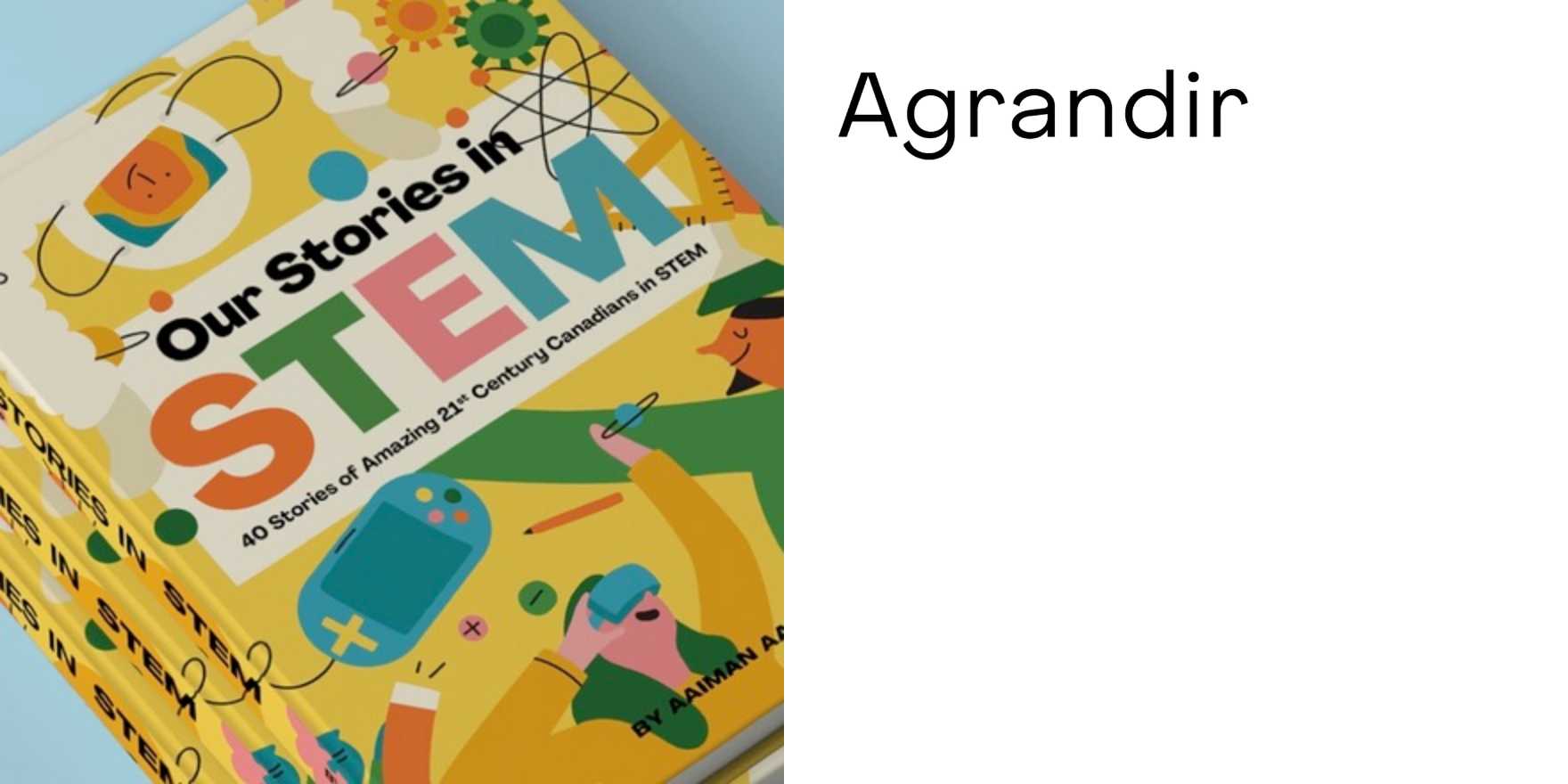 Our Stories in STEM - Fonts In Use