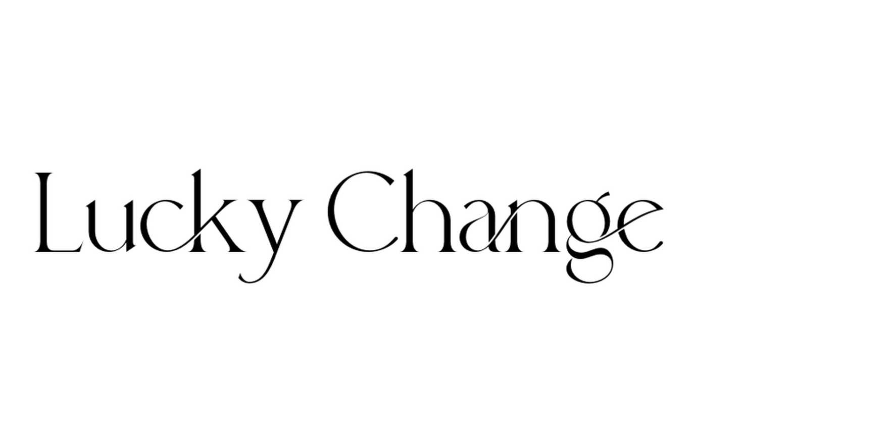 Lucky Change in use - Fonts In Use