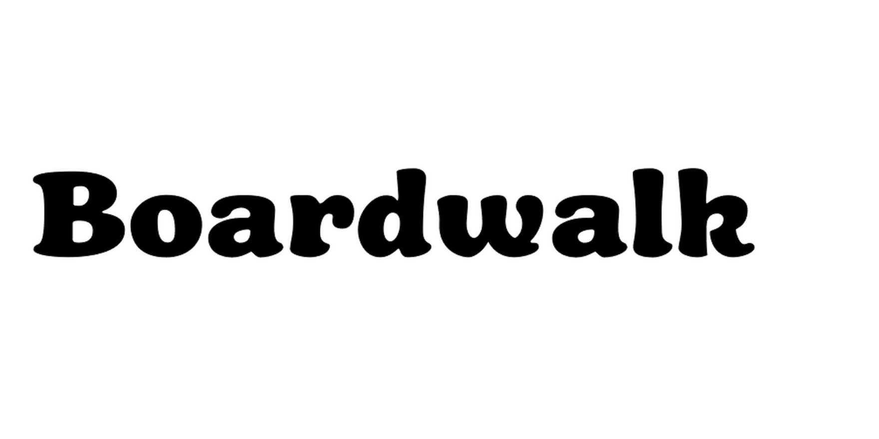 Boardwalk in use - Fonts In Use