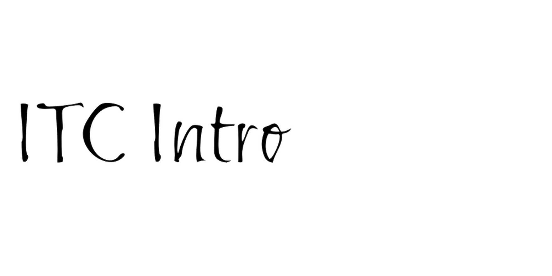 ITC Intro in use - Fonts In Use