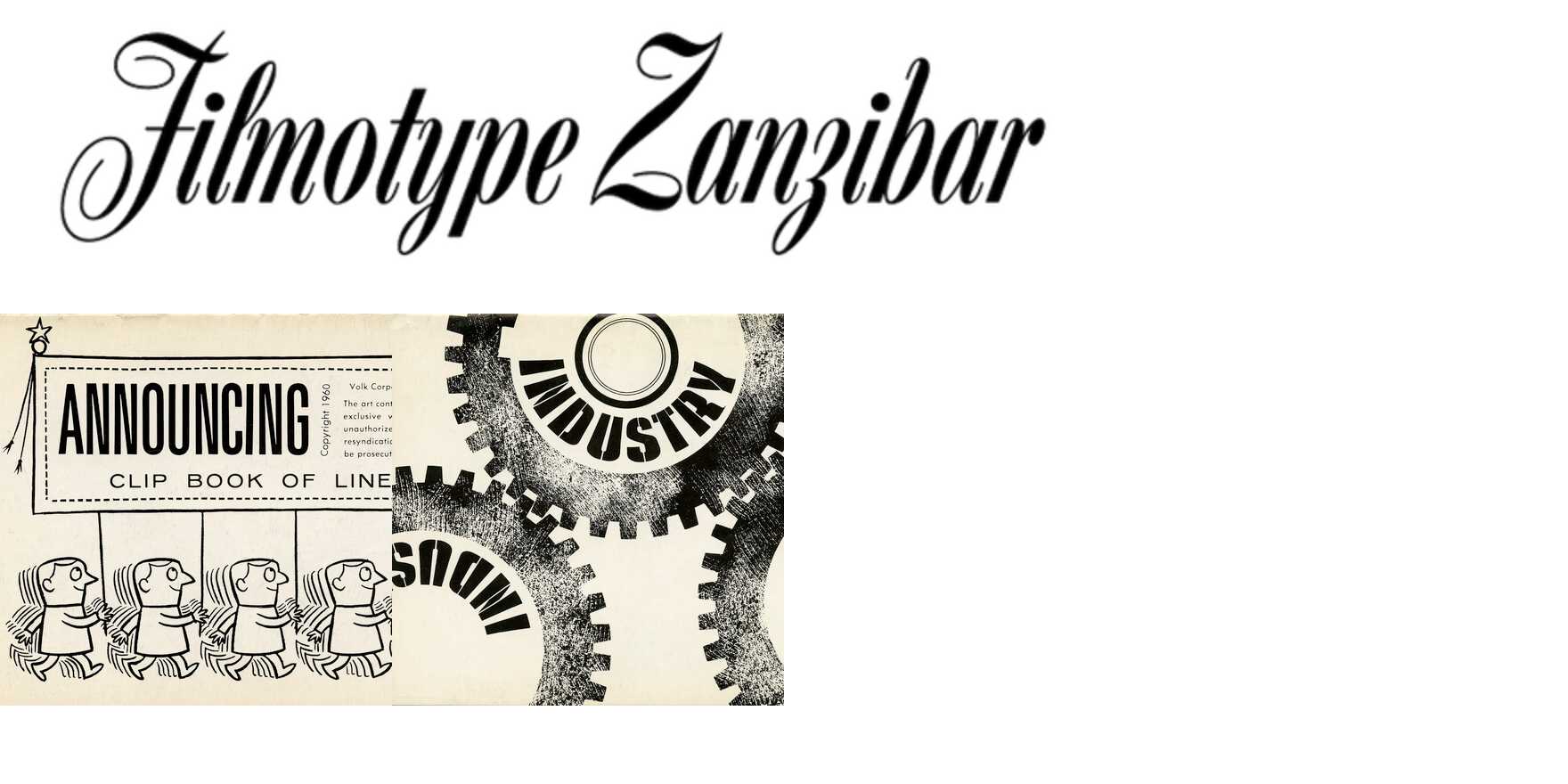 Filmotype Zanzibar in use - Fonts In Use