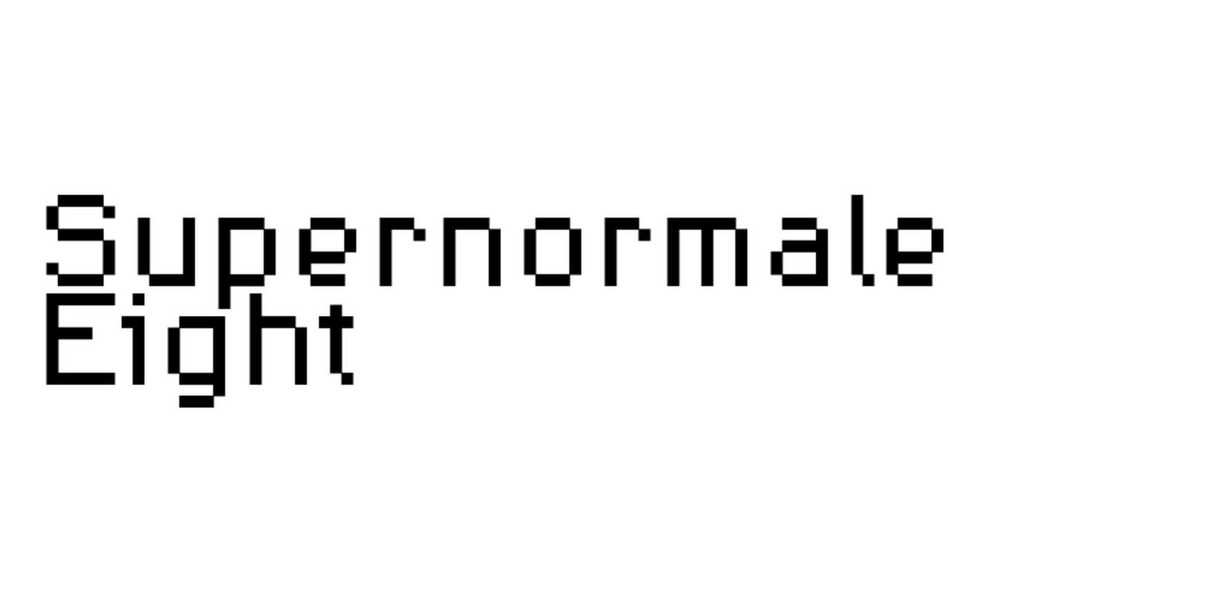 Supernormale Eight in use - Fonts In Use