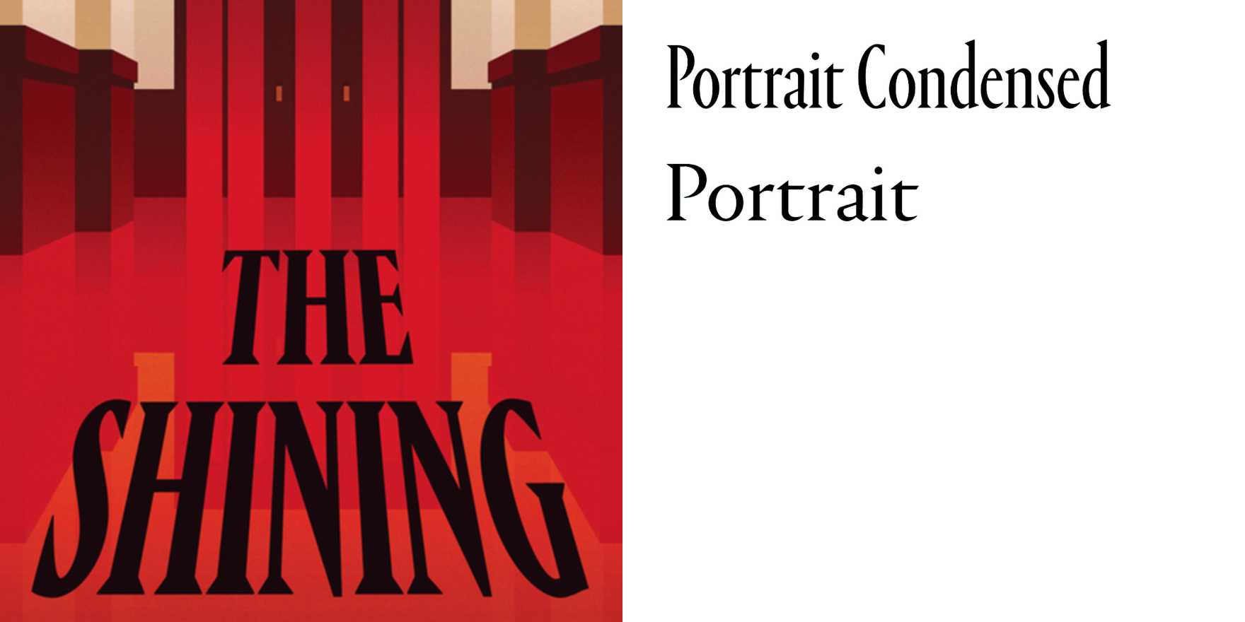 The Shining by Stephen King, Bonnier Pocket edition - Fonts In Use