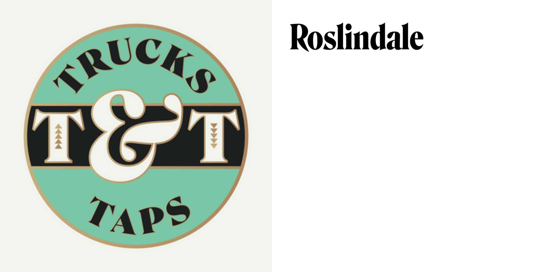 Trucks & Taps brand identity - Fonts In Use