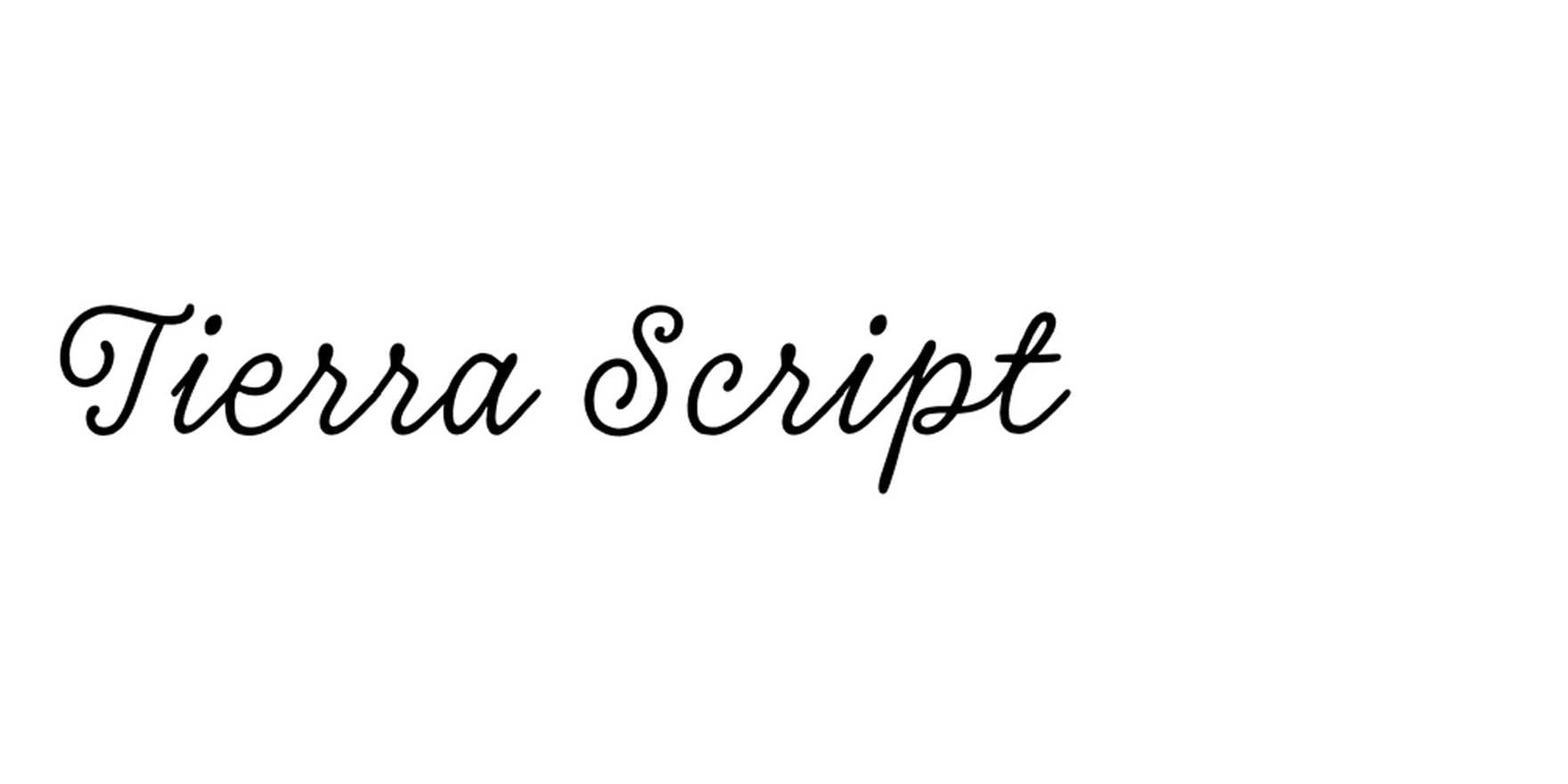Tierra Script in use - Fonts In Use