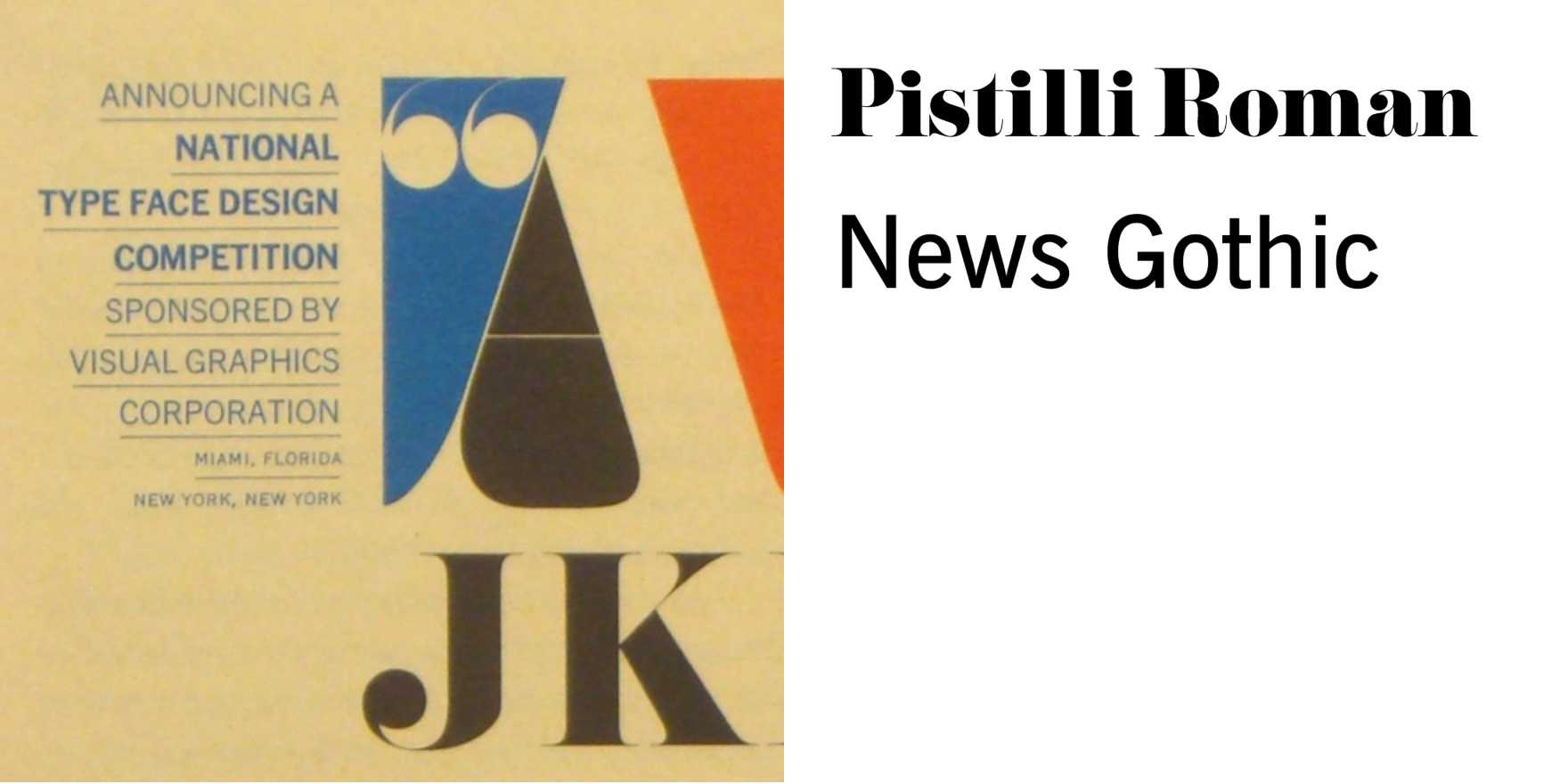 VGC Typeface Design Competition Announcement - Fonts In Use