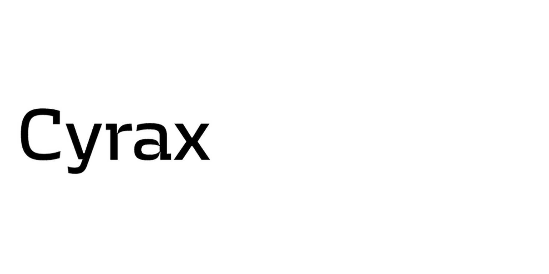 Cyrax in use - Fonts In Use