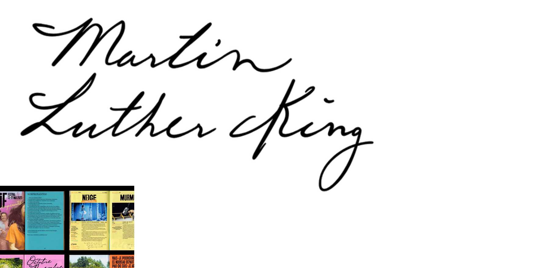 Martin Luther King in use - Fonts In Use