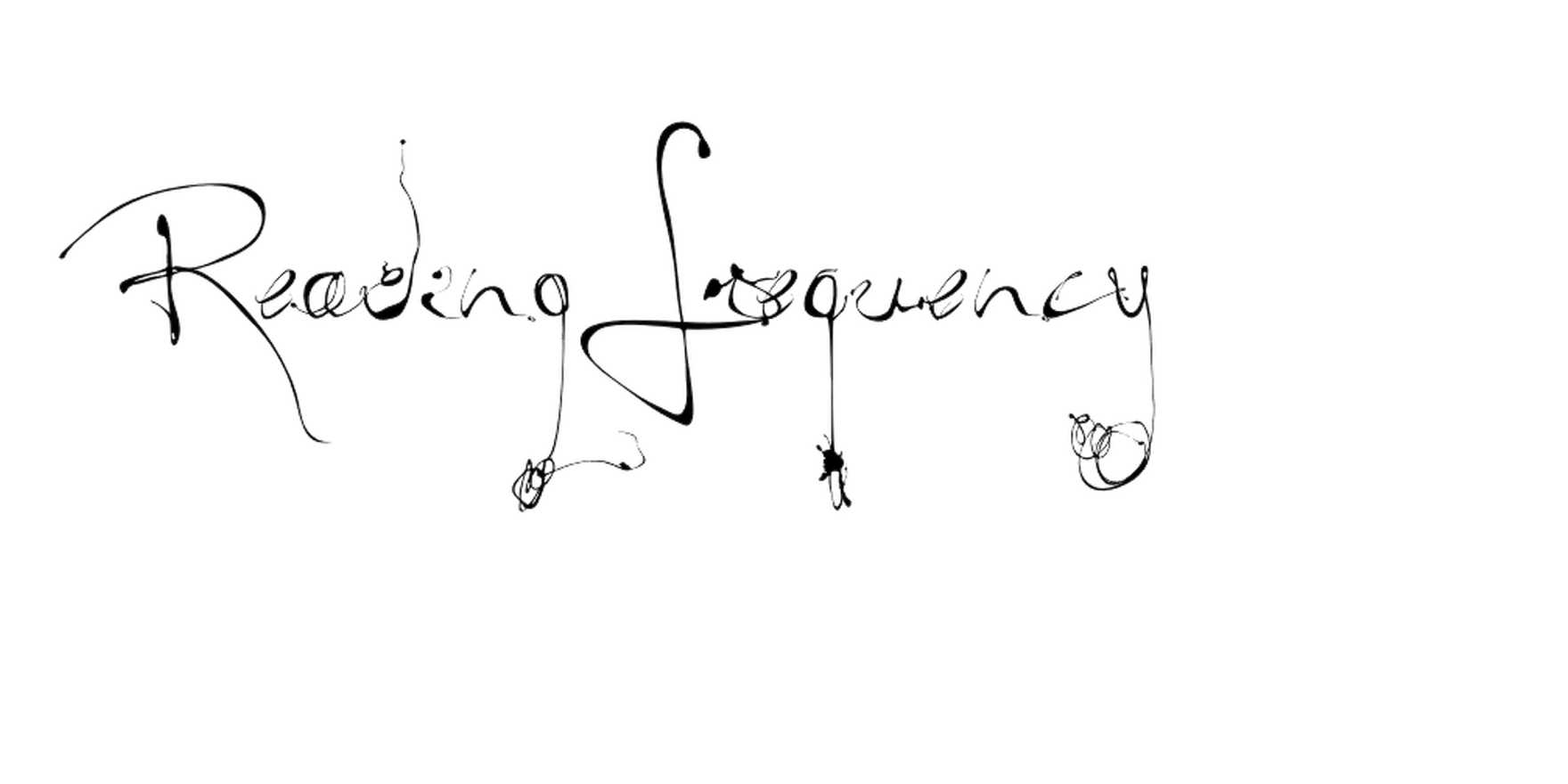 Reading Frequency in use - Fonts In Use