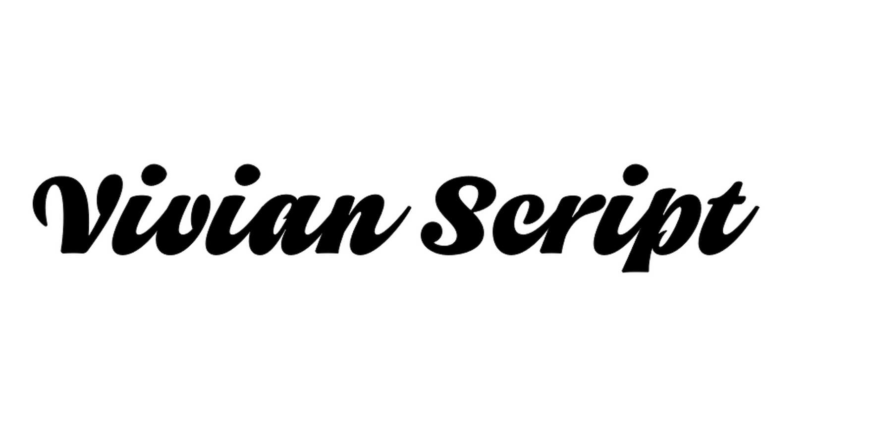 Vivian Script in use - Fonts In Use