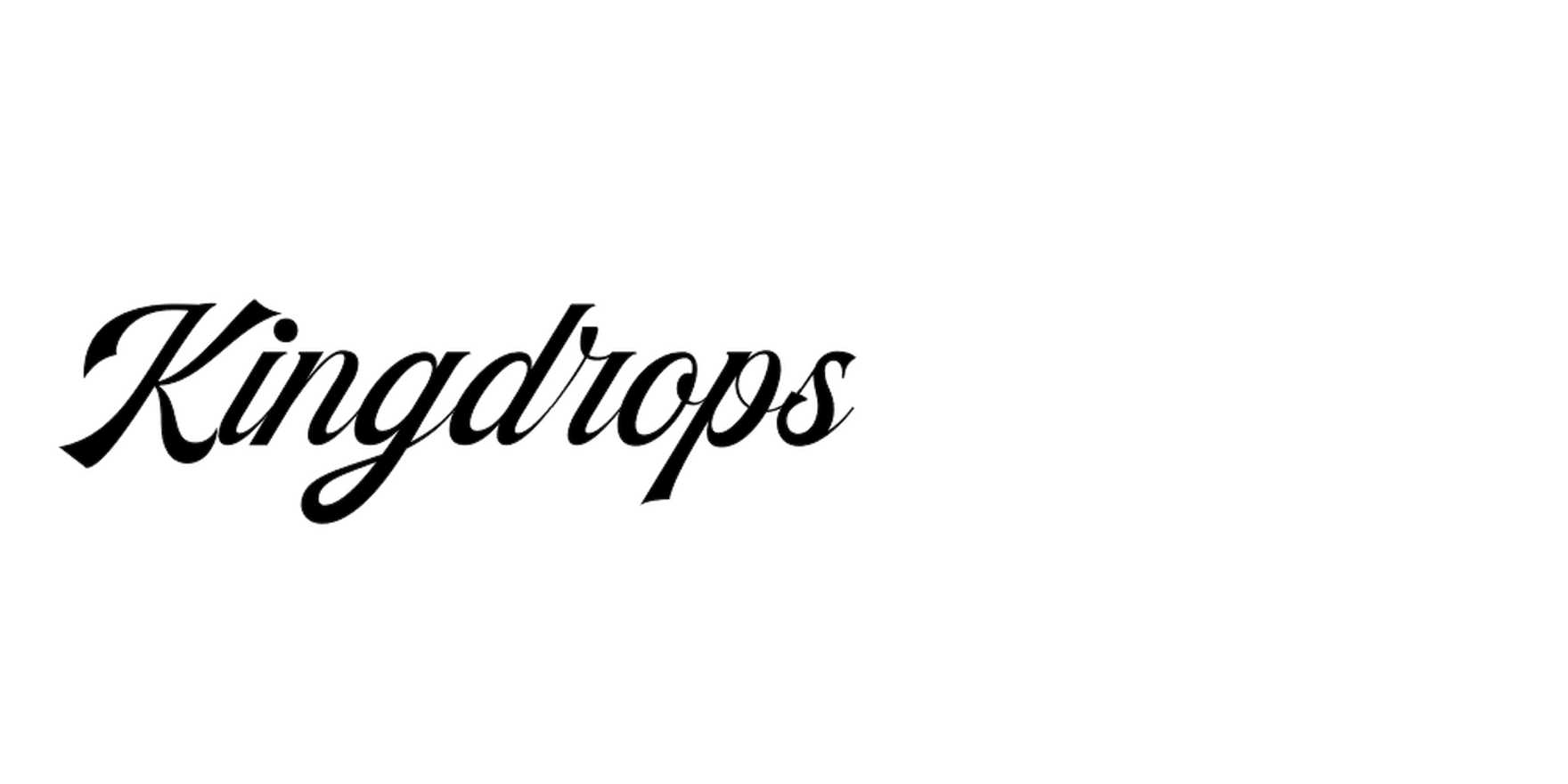 Kingdrops in use - Fonts In Use