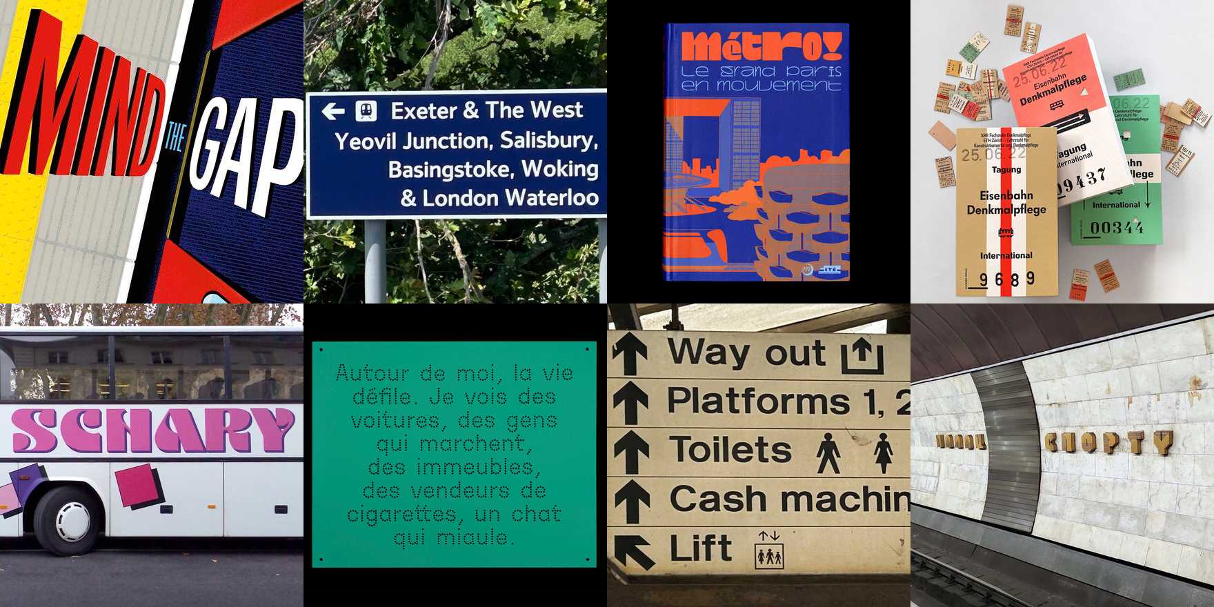 Transportation - Fonts In Use