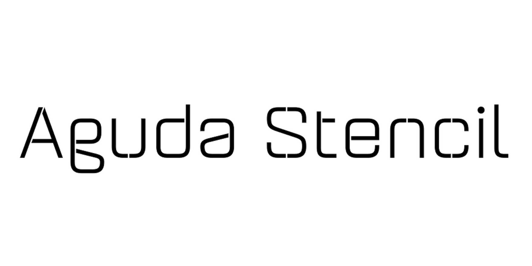 Aguda Stencil in use - Fonts In Use