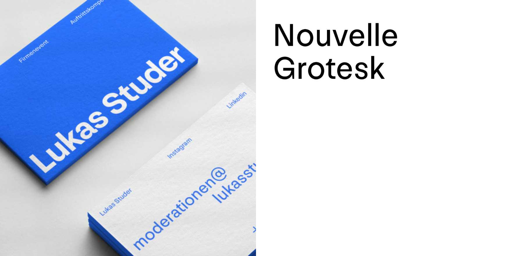 Lukas Studer - Fonts In Use