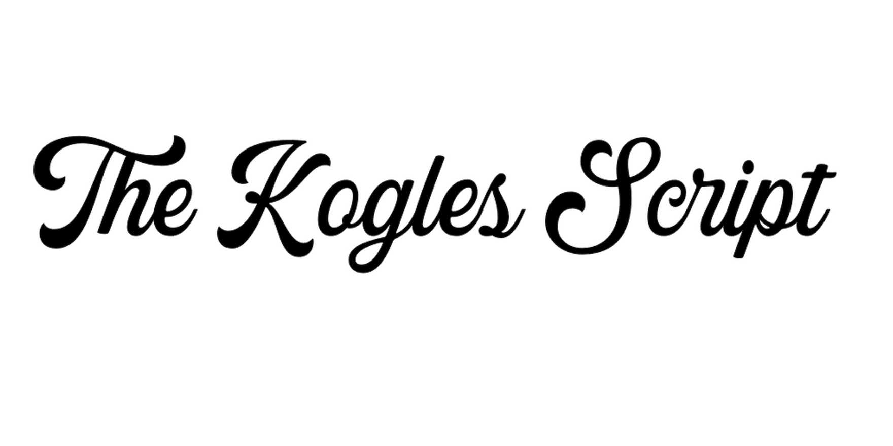 The Kogles Script in use - Fonts In Use