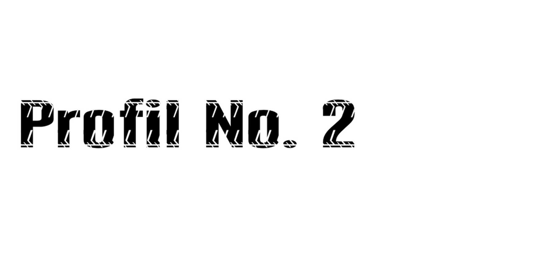Profil No. 2 in use - Fonts In Use