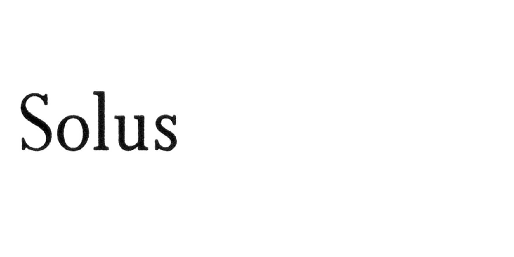 Solus in use - Fonts In Use