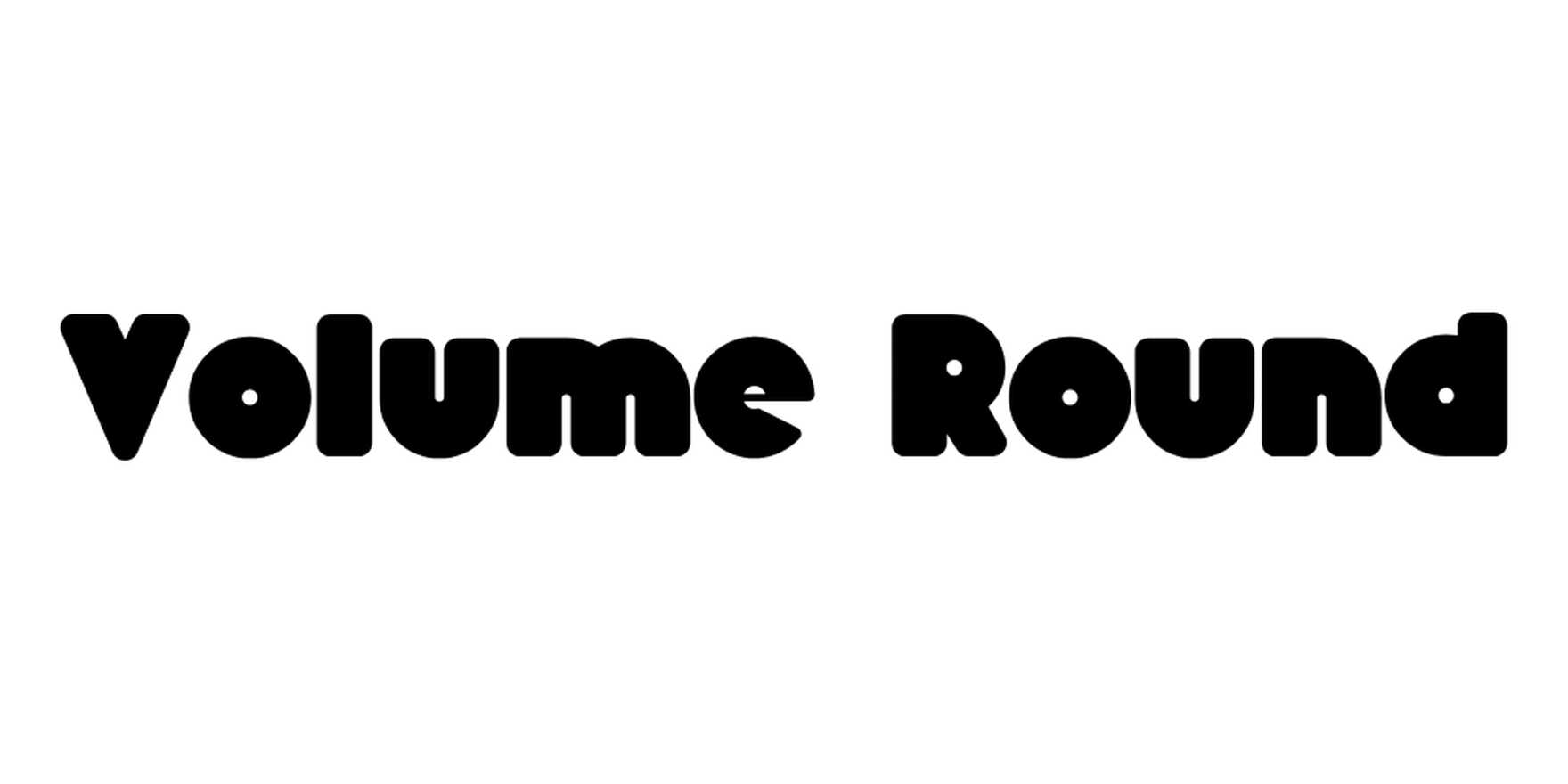 Volume Round in use - Fonts In Use