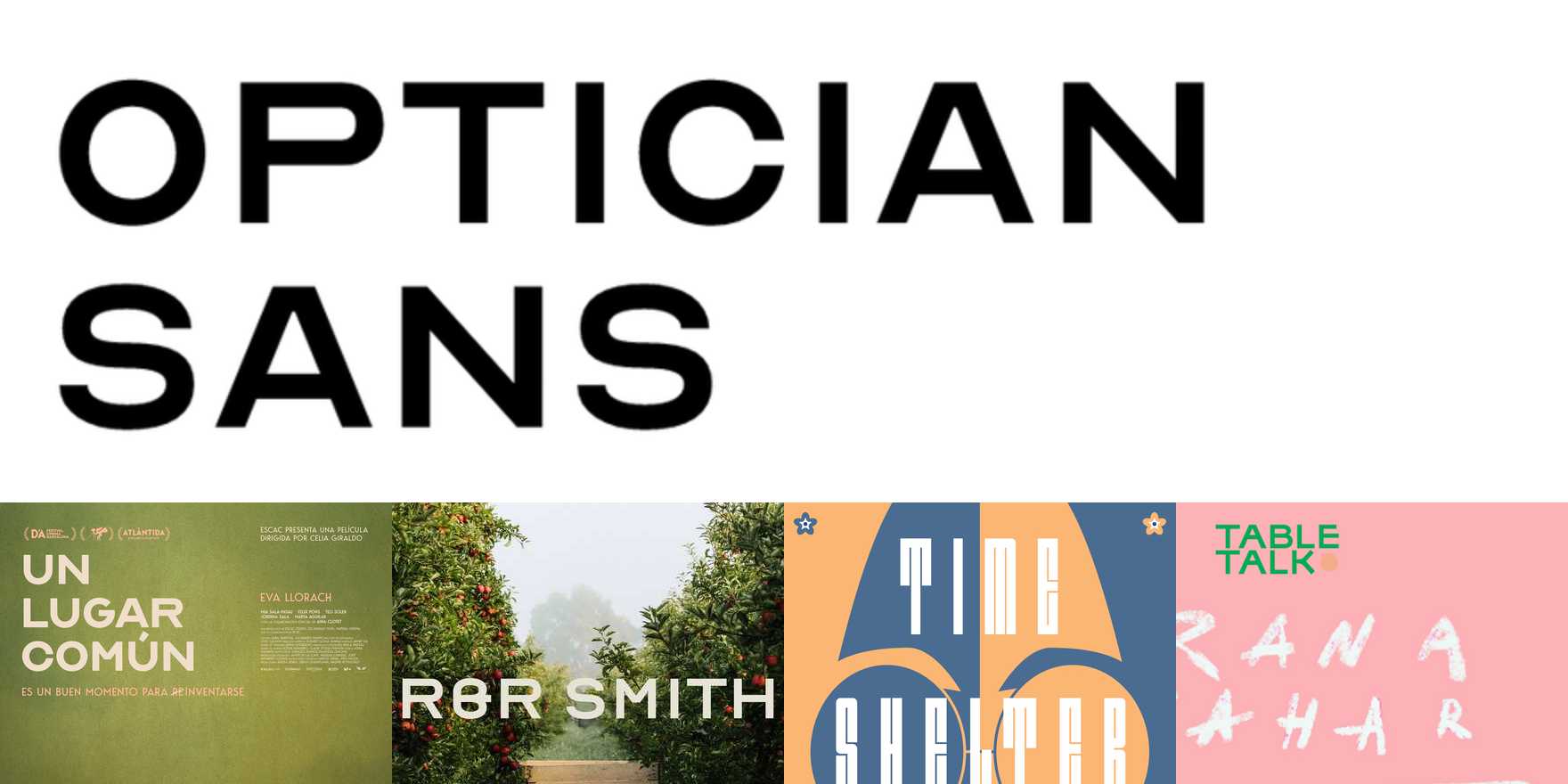 Optician Sans in use - Fonts In Use