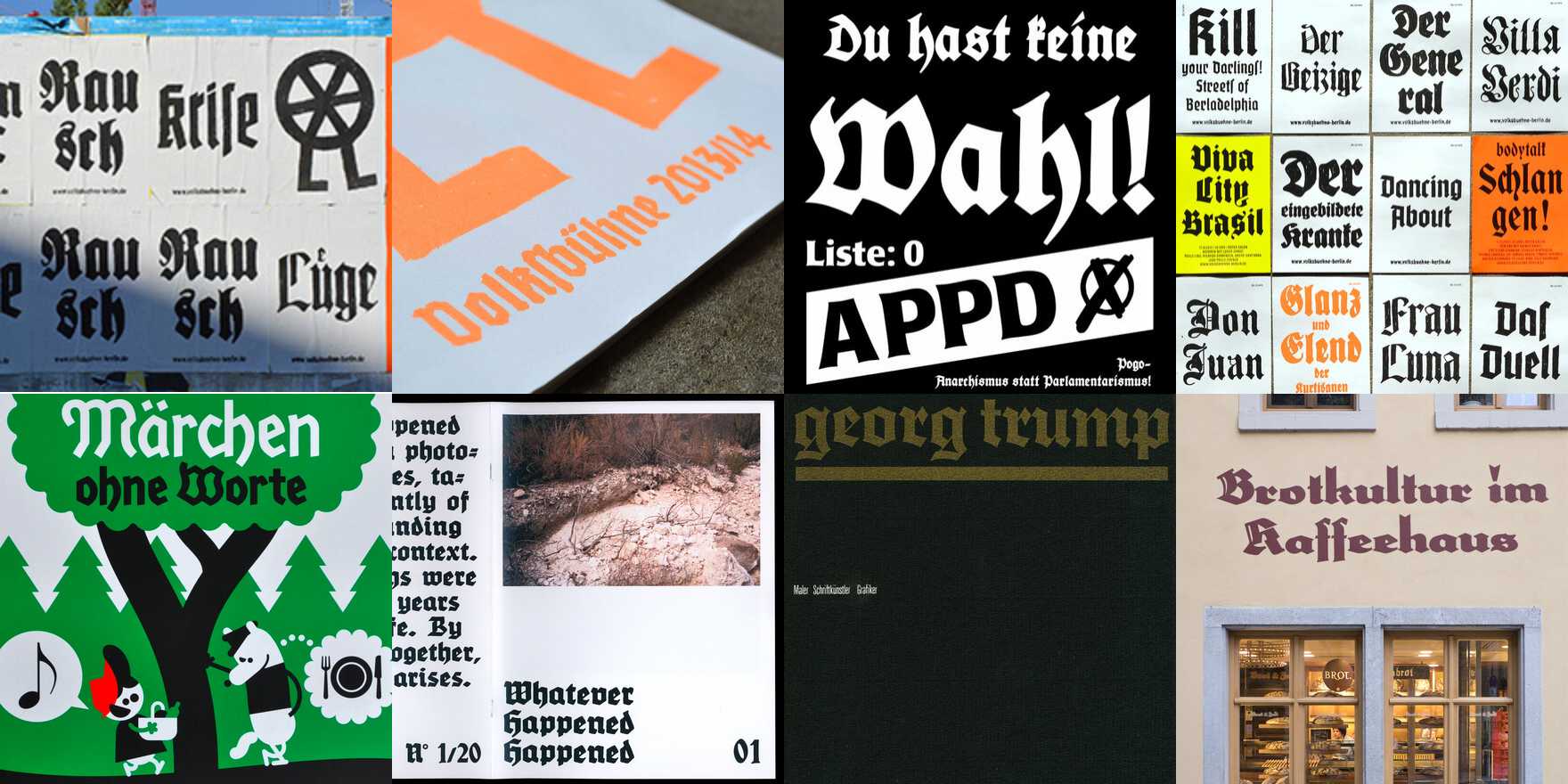 Contemporary German Blackletter - Fonts In Use
