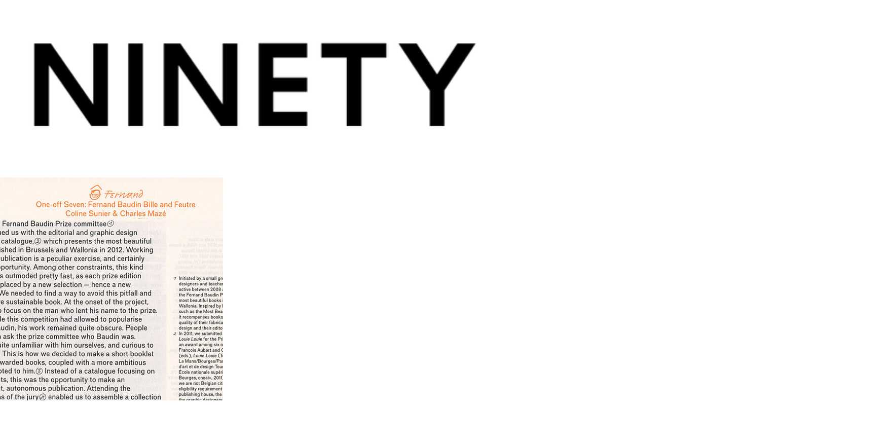 Ninety in use - Fonts In Use