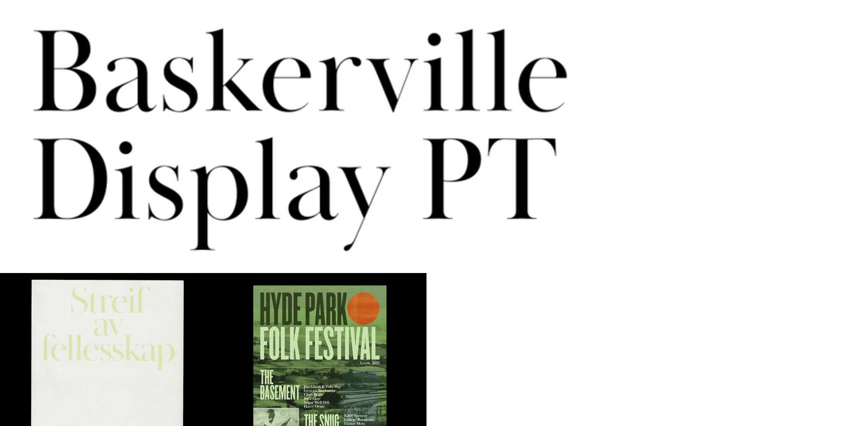 Baskerville Display PT in use - Fonts In Use