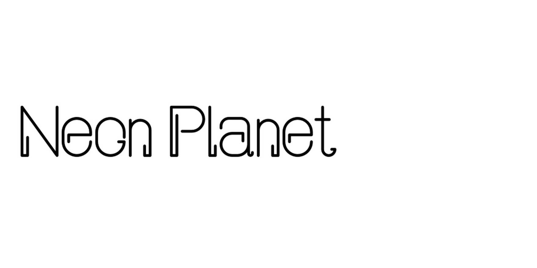 Neon Planet in use - Fonts In Use
