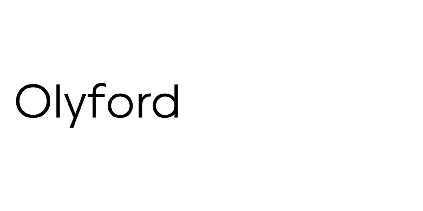 Olyford in use - Fonts In Use