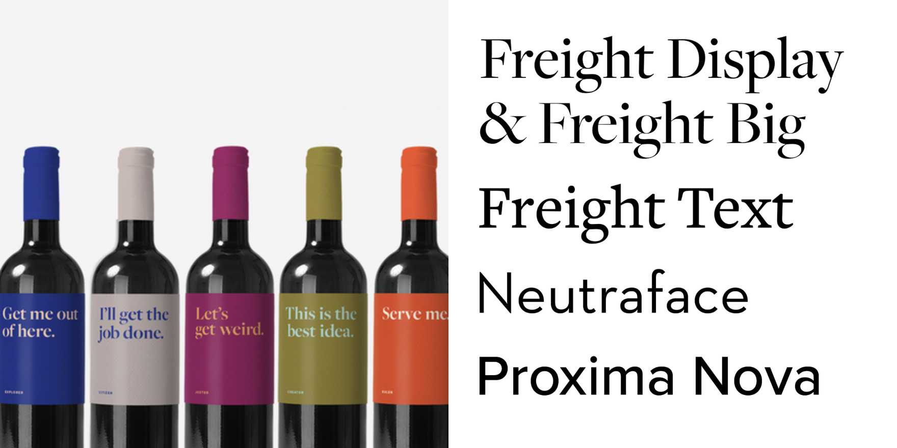 Archetype Wine - Fonts In Use