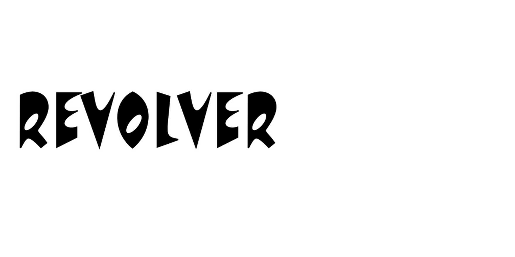 Revolver in use - Fonts In Use