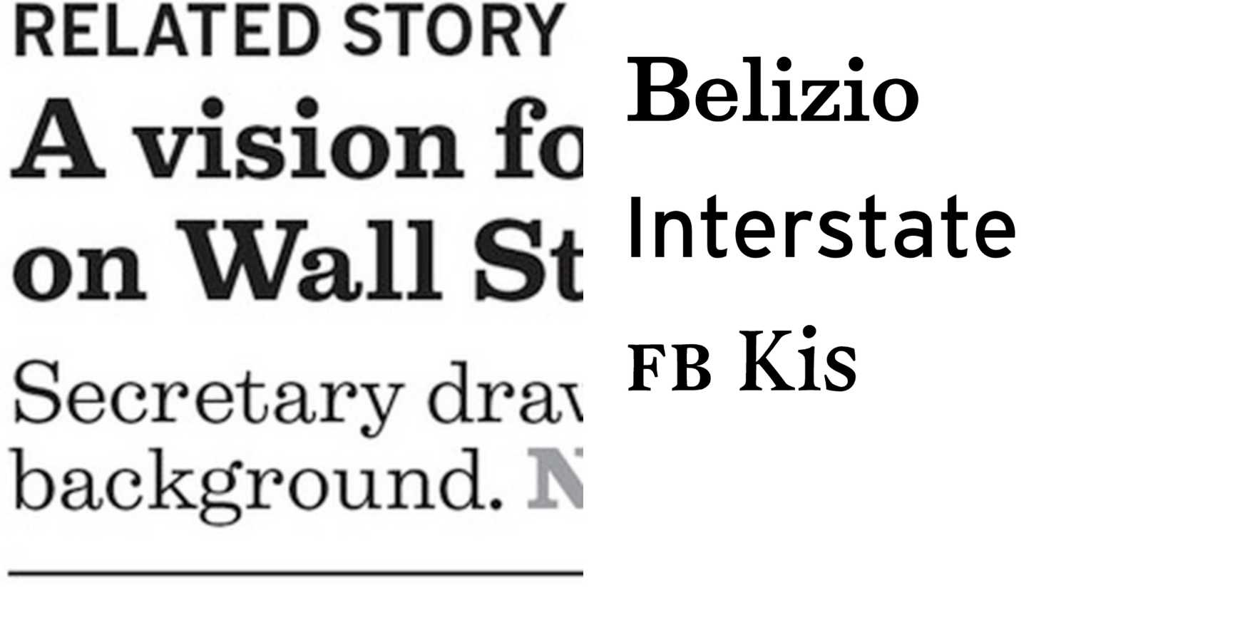 Los Angeles Times - Fonts In Use