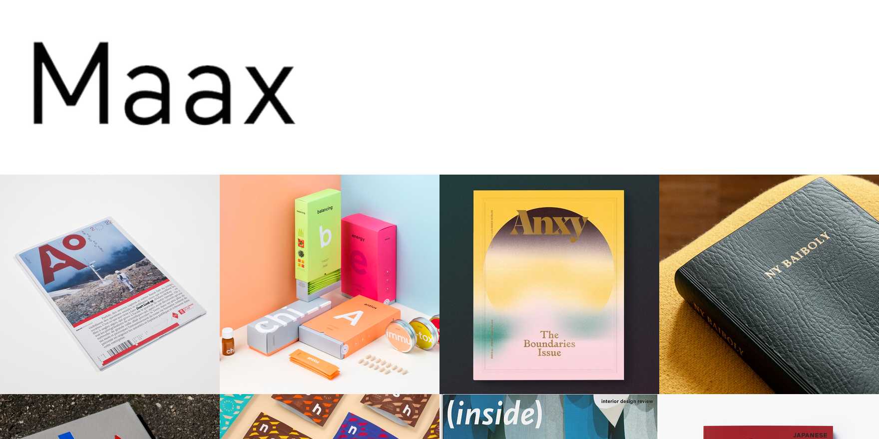 Maax in use - Fonts In Use