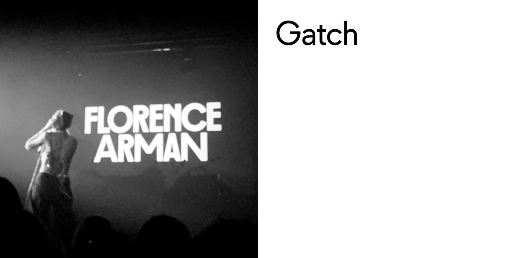 Florence Arman logo - Fonts In Use