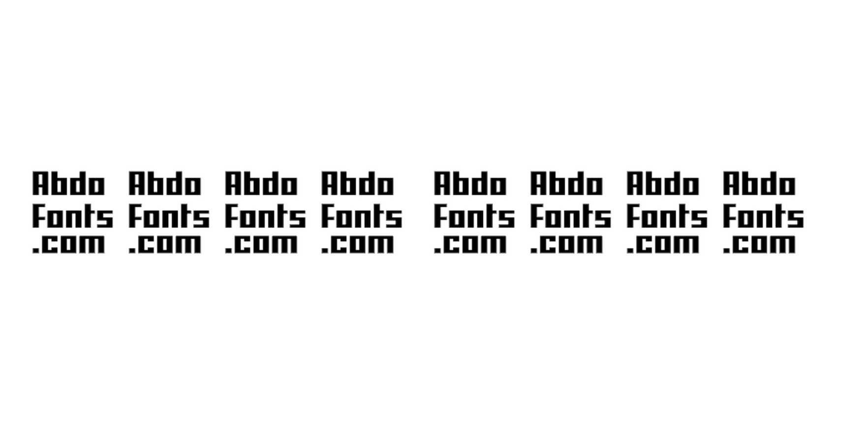Abdo Line in use - Fonts In Use