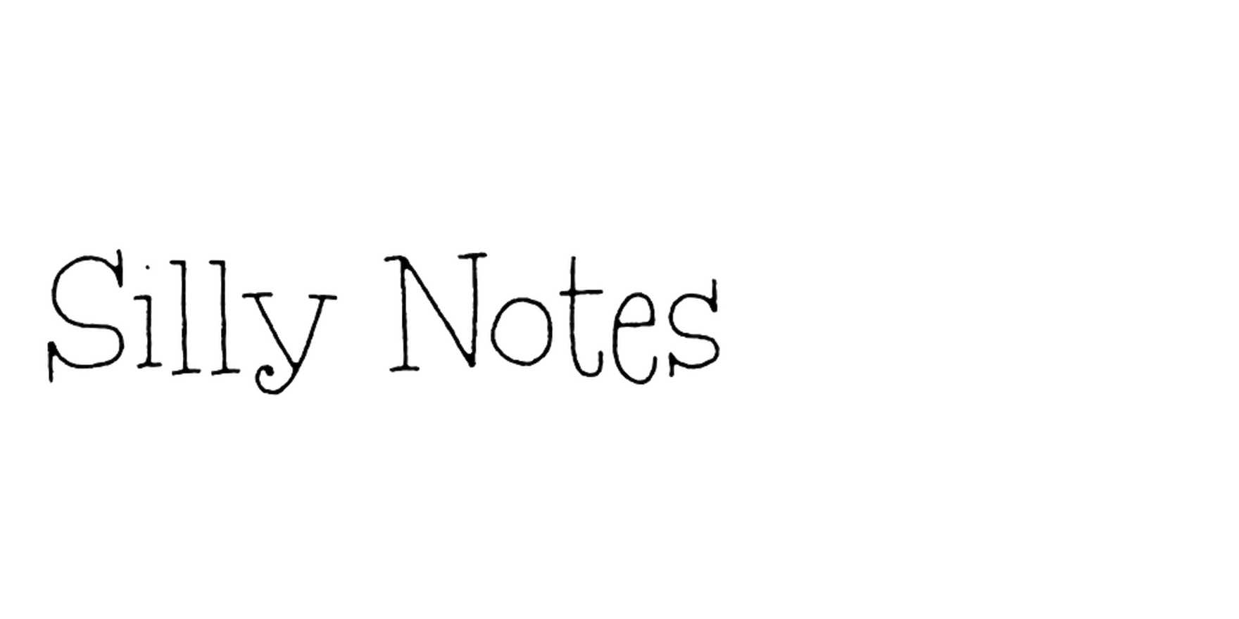 Silly Notes in use - Fonts In Use