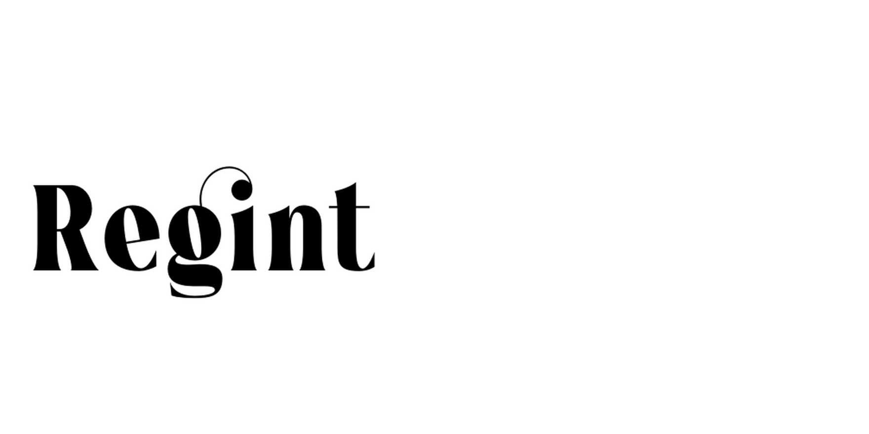 Regint in use - Fonts In Use