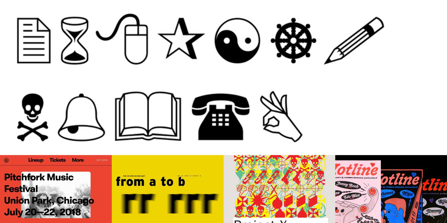 Wingdings in use - Fonts In Use