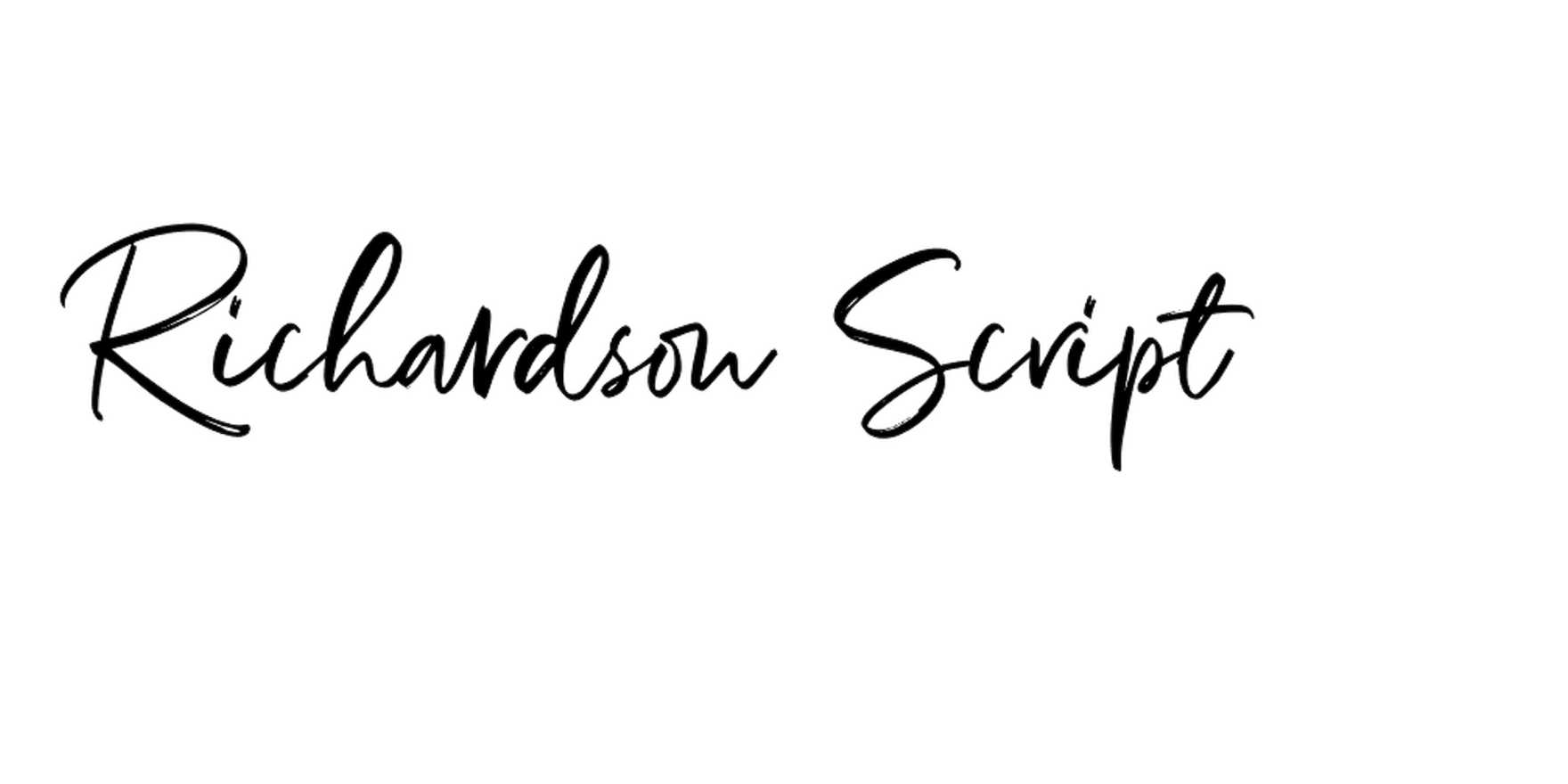 Richardson Script in use - Fonts In Use
