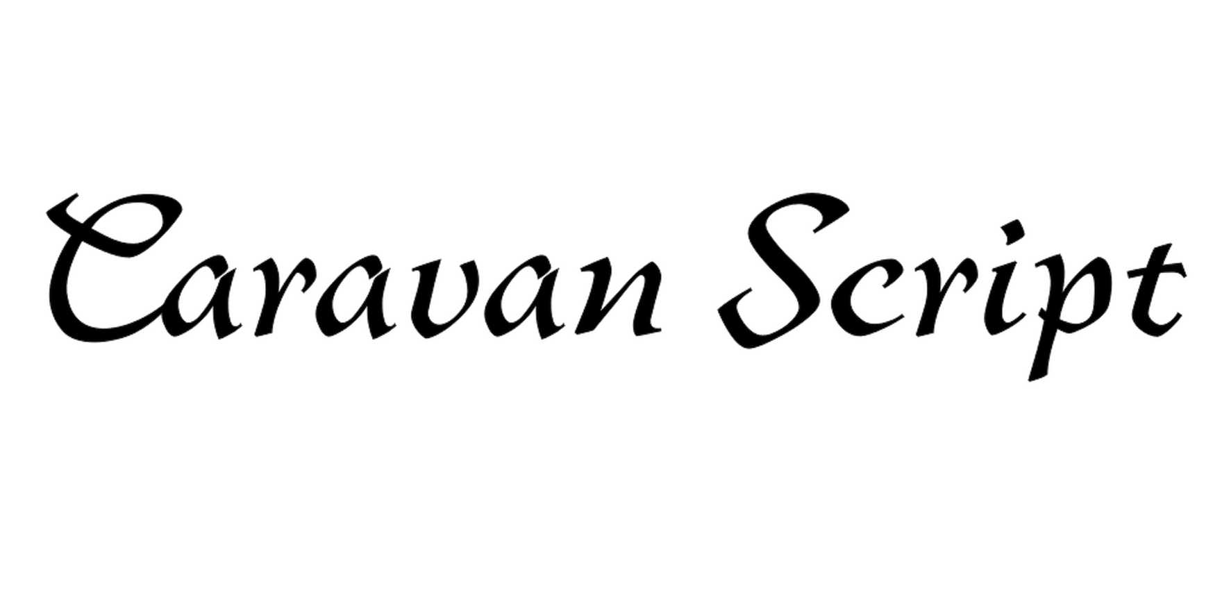 Caravan Script in use - Fonts In Use