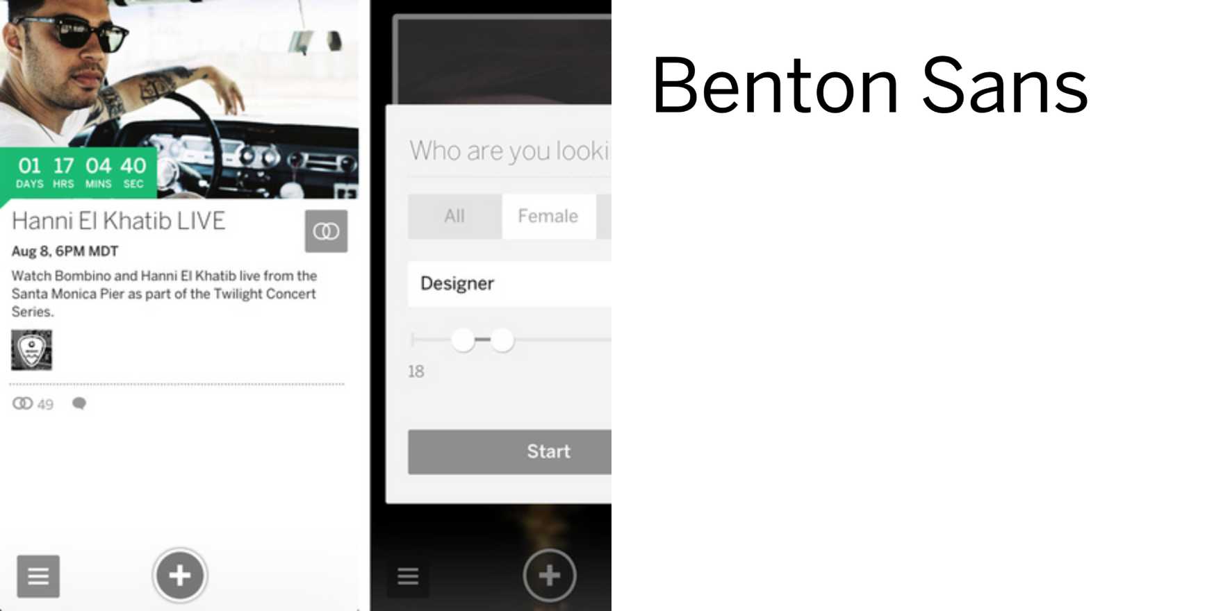 Myspace 2013 Rebrand - Fonts In Use